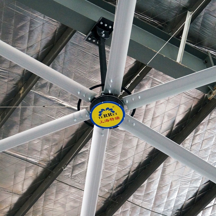 Industrial Ceiling Fan Coverage Area And Effective Air Exploration To ...