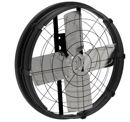 Direct Drive Industrial Fan 500w Input Power for Industrial Cooling and ...