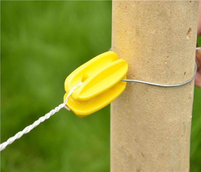 White Egg 42g Deep Grooves Electric Fence Insulators