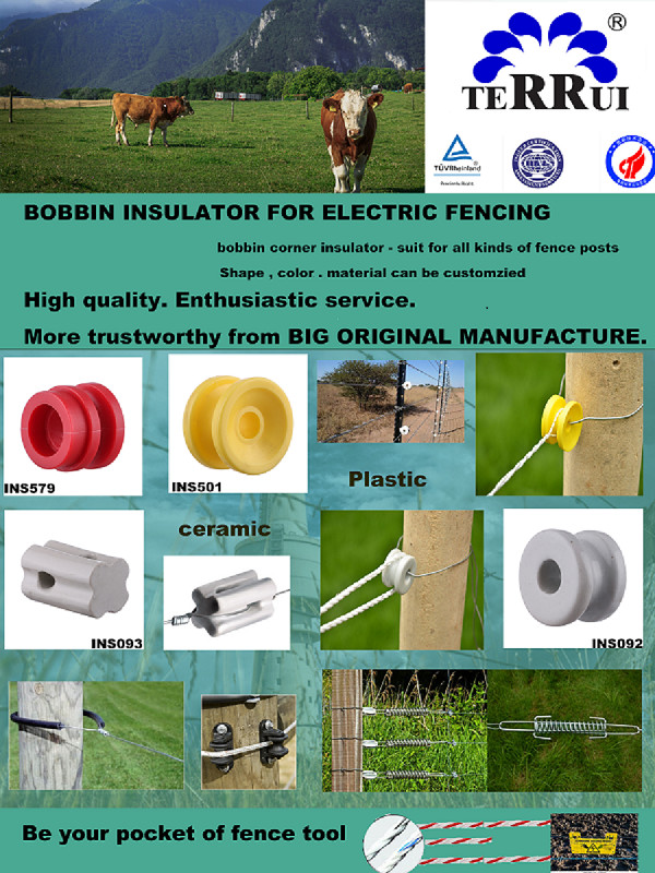 53g Porcelain Bobbin Electric Fence Insulators